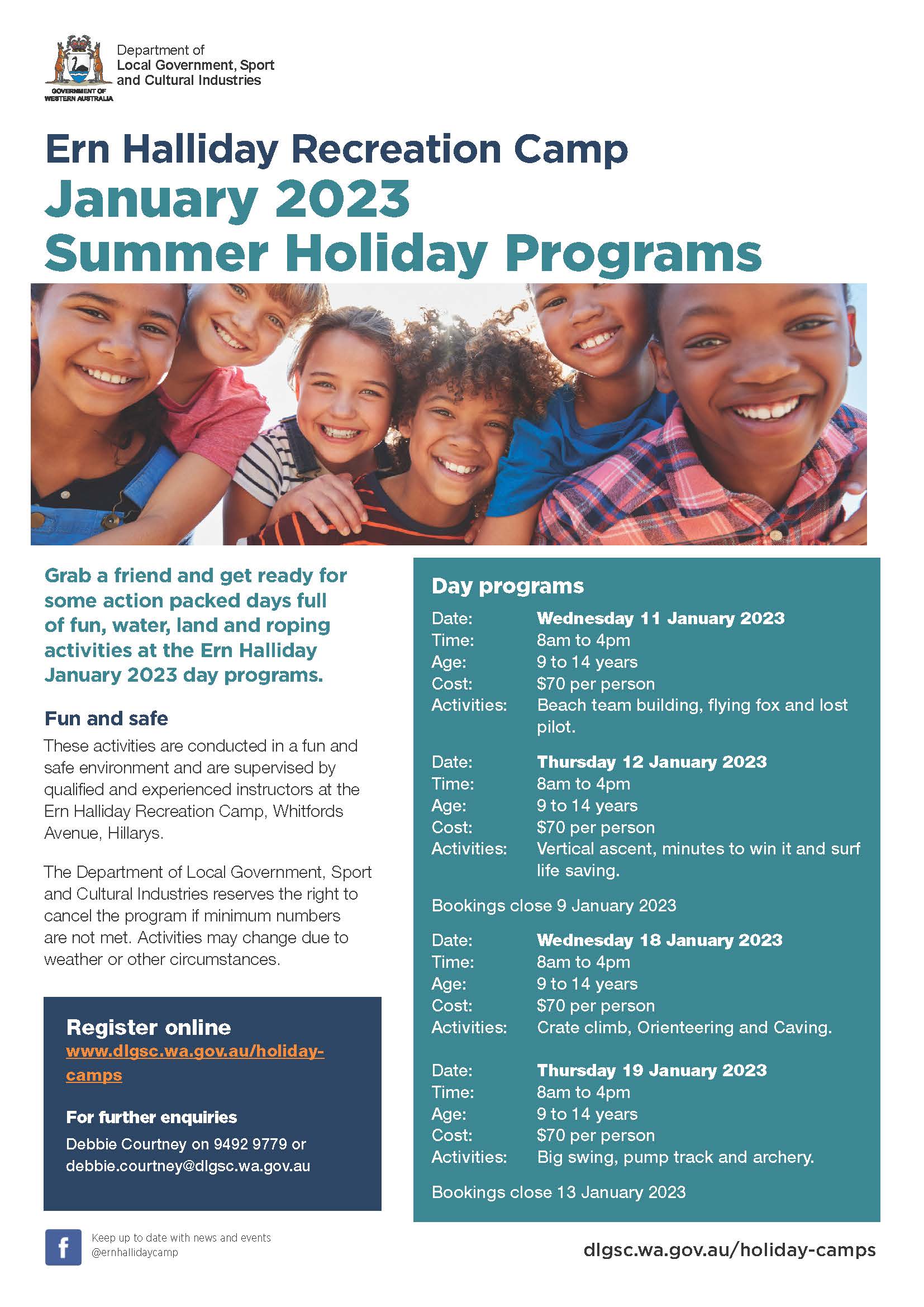 Ern Halliday Summer Day Program