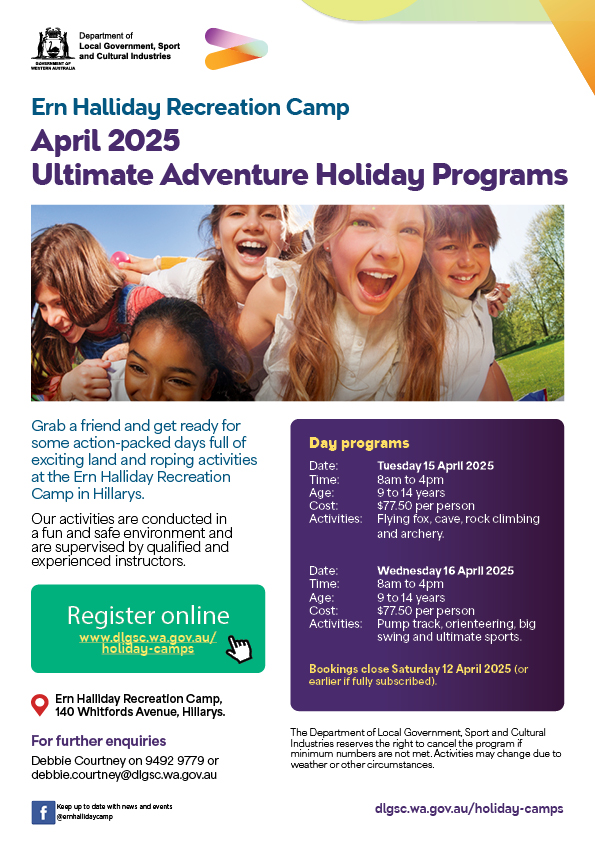 Ern Halliday Ultimate Adventure Day Program